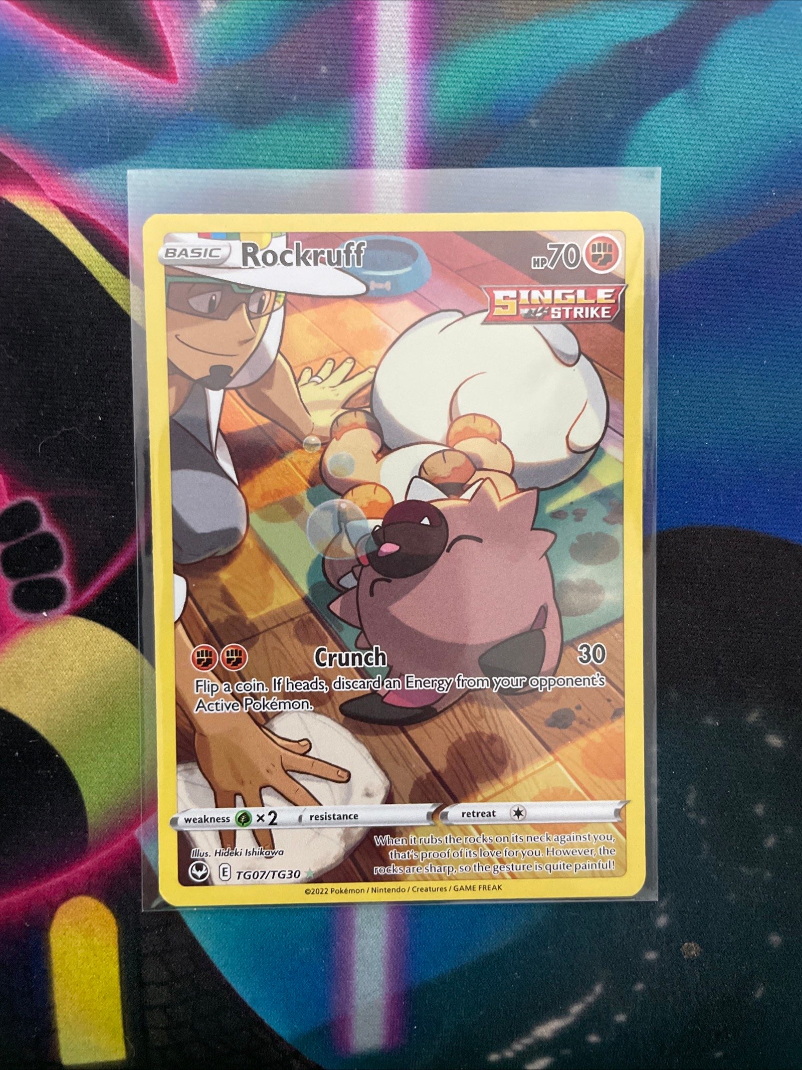 Solo Card (Rockruff TG) – TCG Custom Packs/Family Tymes