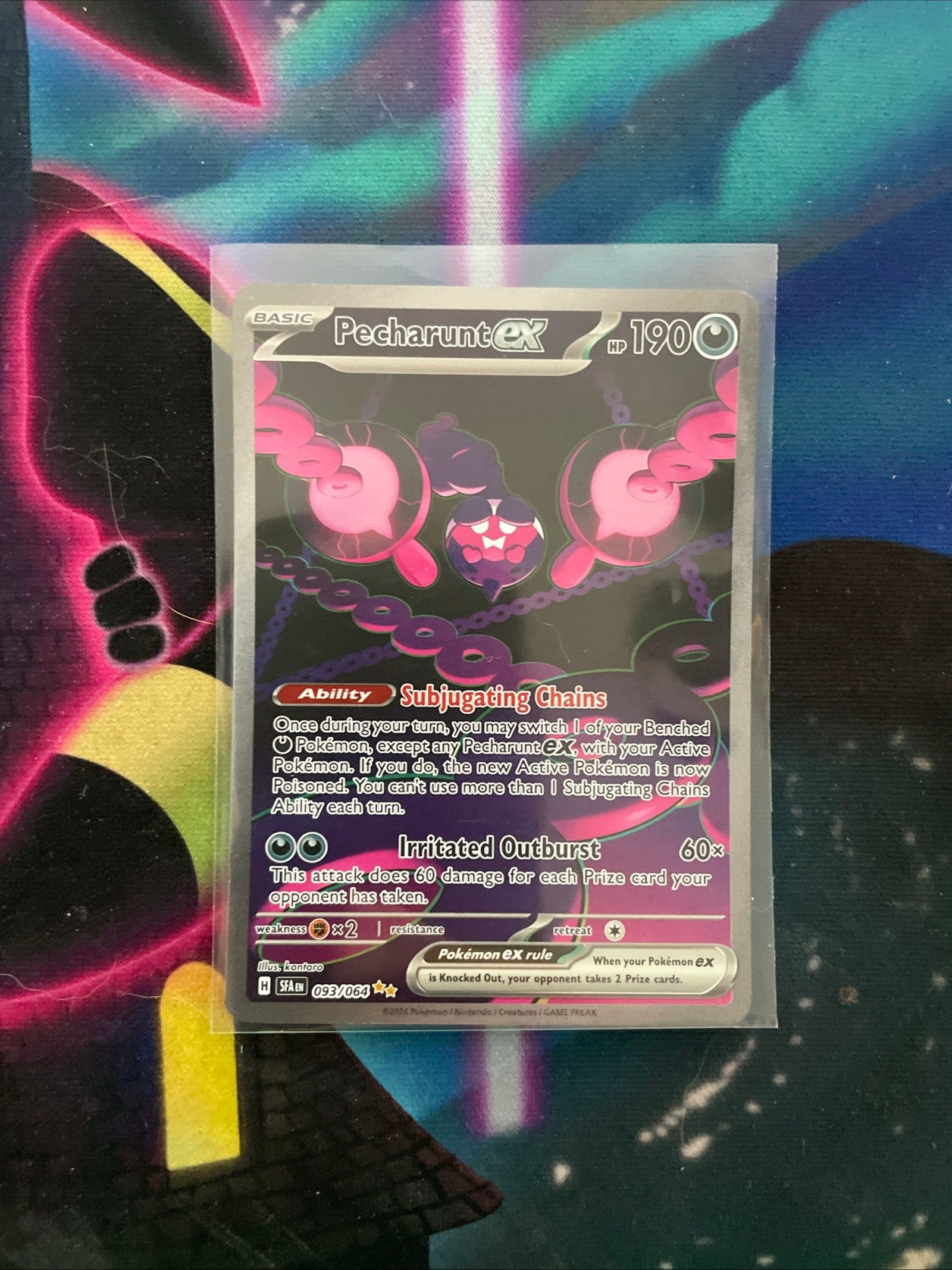 Solo Card (Pecharunt EX SIR) – TCG Custom Packs/Family Tymes