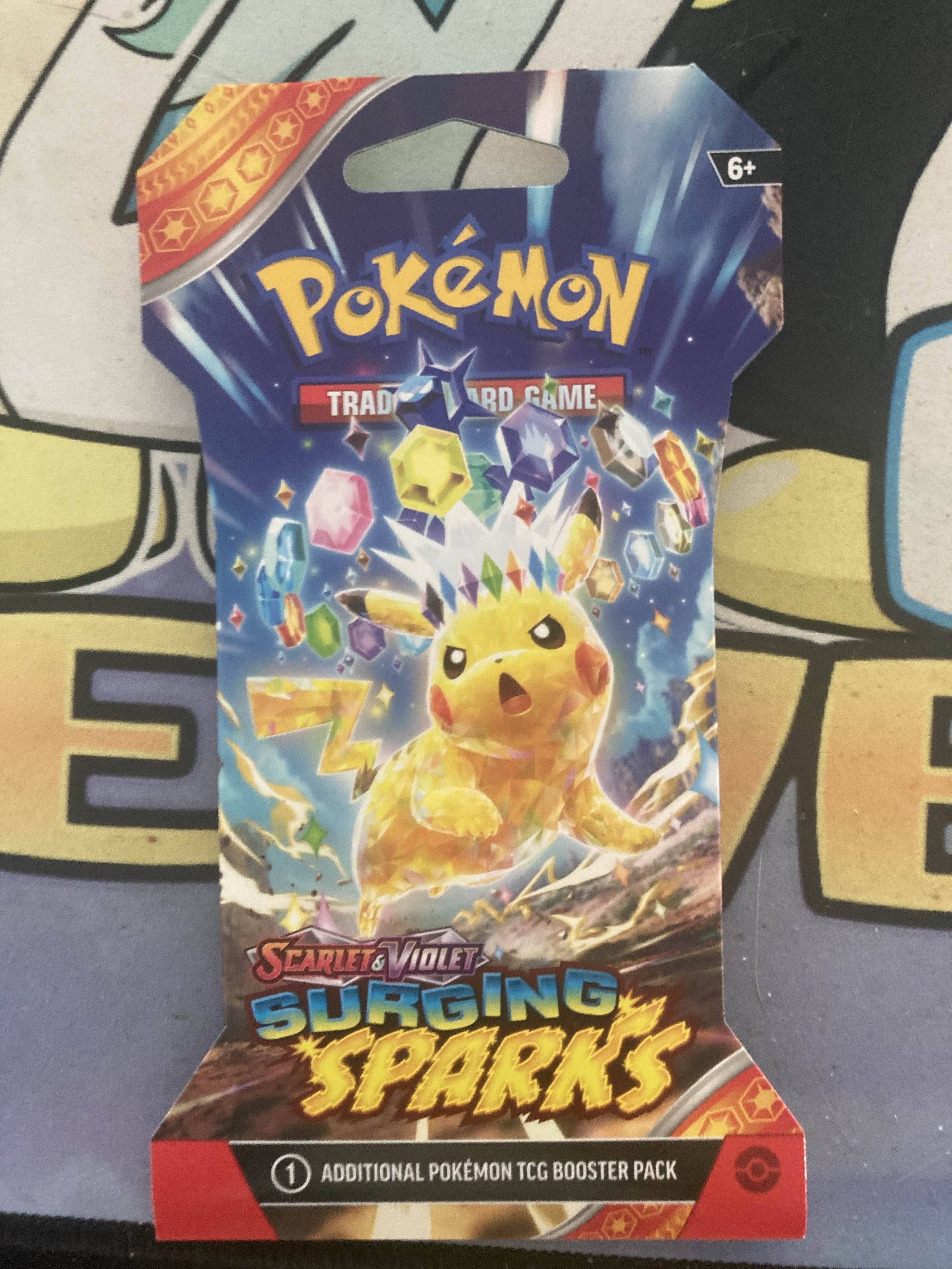 Surging Sparks Single Pack – TCG Custom Packs/Family Tymes